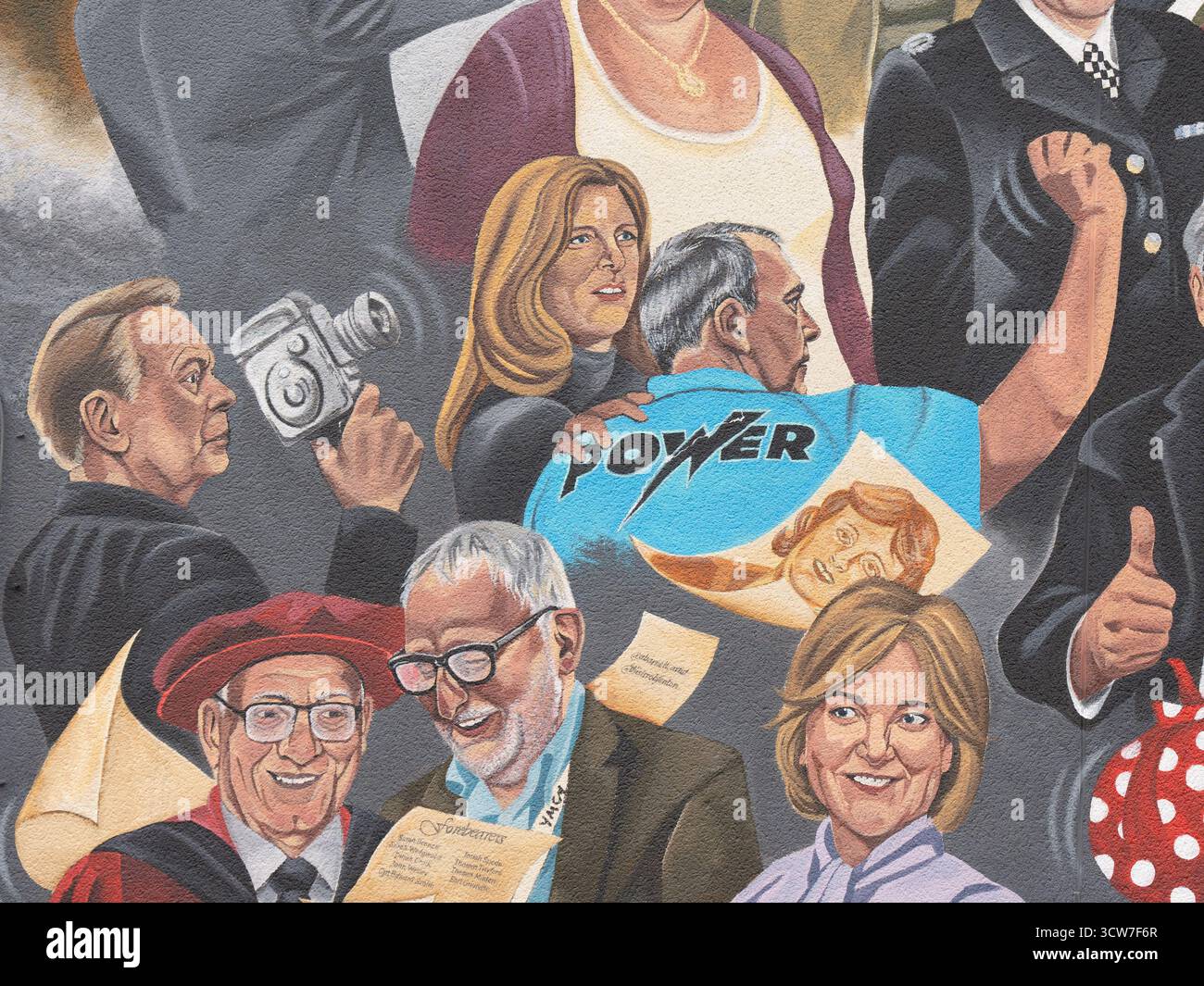 Stoke-On-Trent, Staffordshire, UK. 10th Oct 2025. The 100 Faces for 100 ...