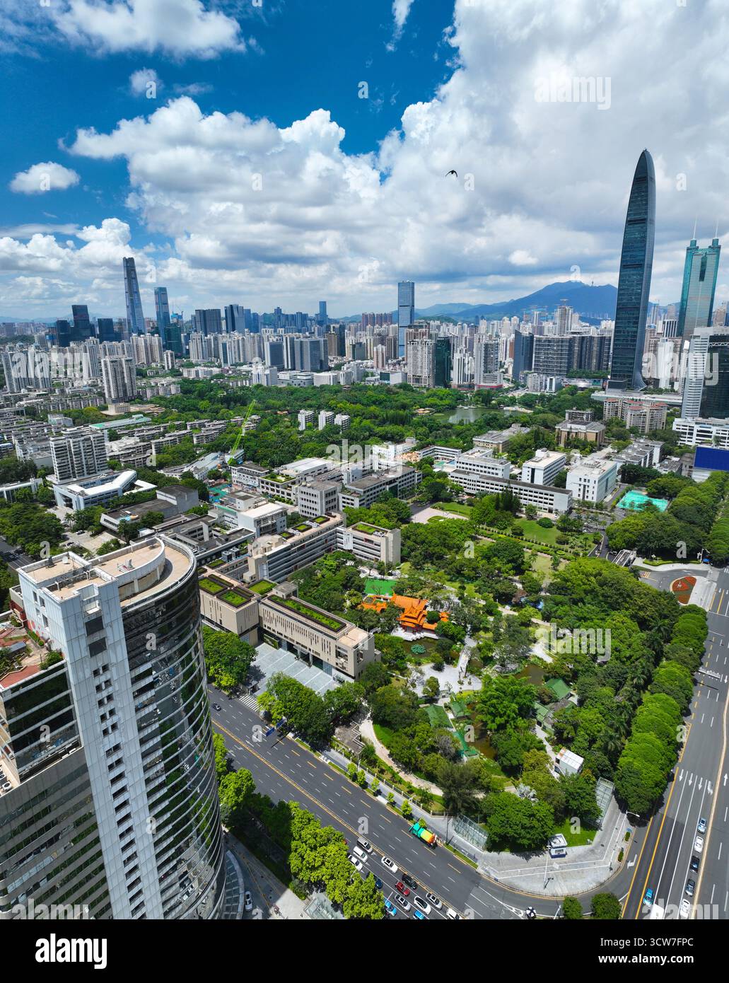 Aerial Photography of Jingji 100, Diwang Building, Shennan Avenue ...