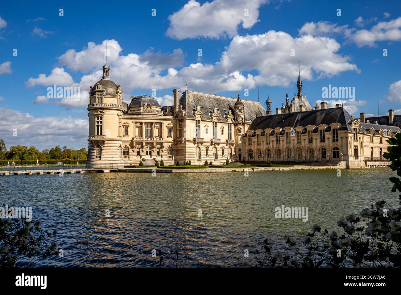 CHANTILLY, OISE, FRANCE SEPTEMBER 15, 2025 : exteriors architectural ...