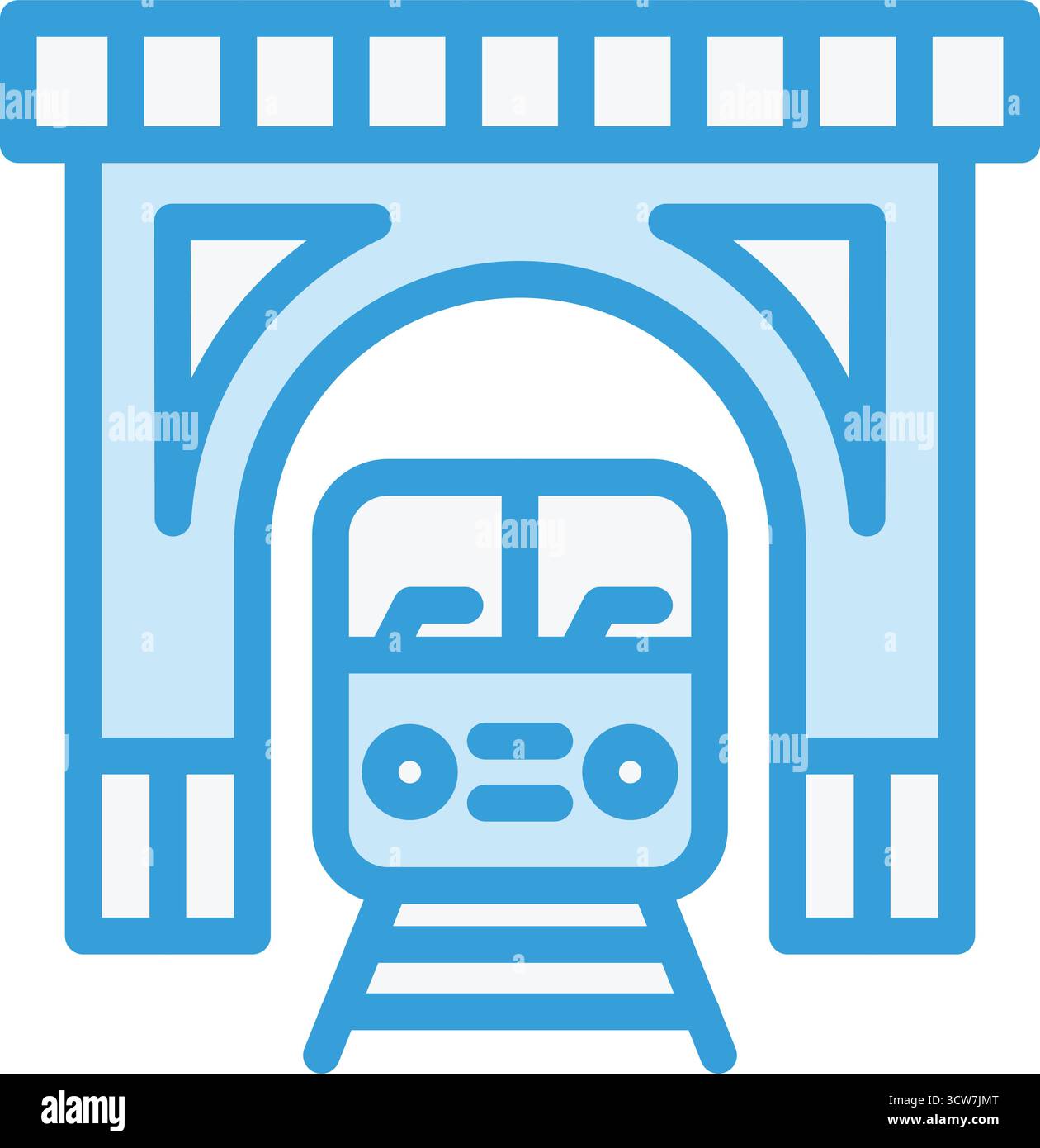 Pack train on road Stock Vector Images - Alamy