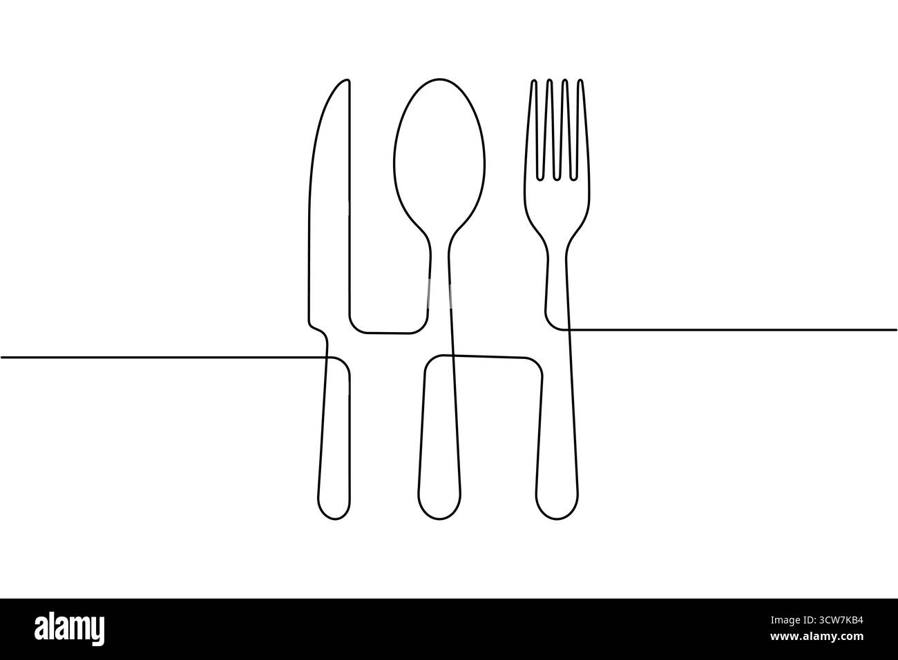 Minimal knife graphic Cut Out Stock Images & Pictures - Alamy