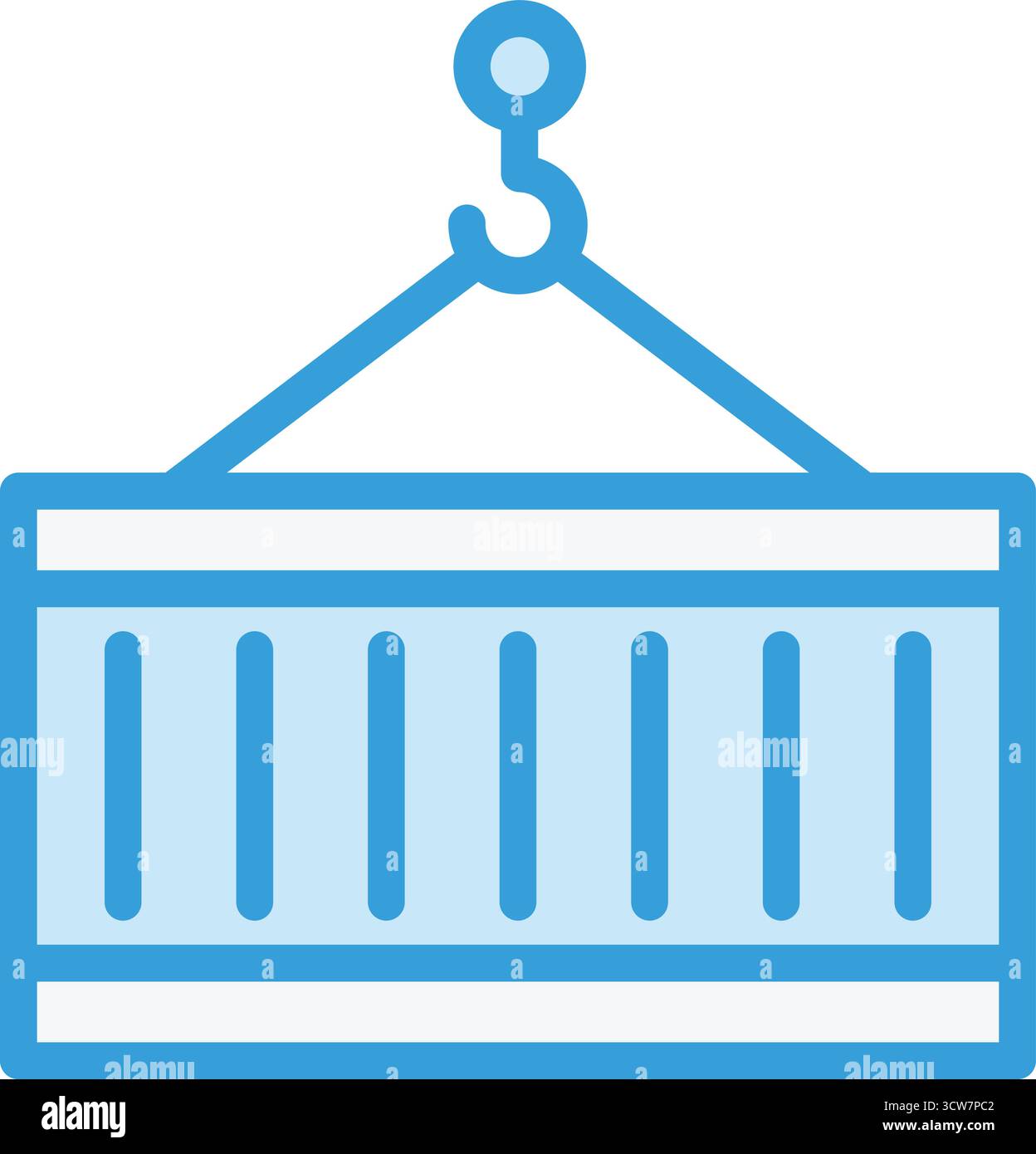 Container logistics vector illustration Stock Vector Images - Alamy