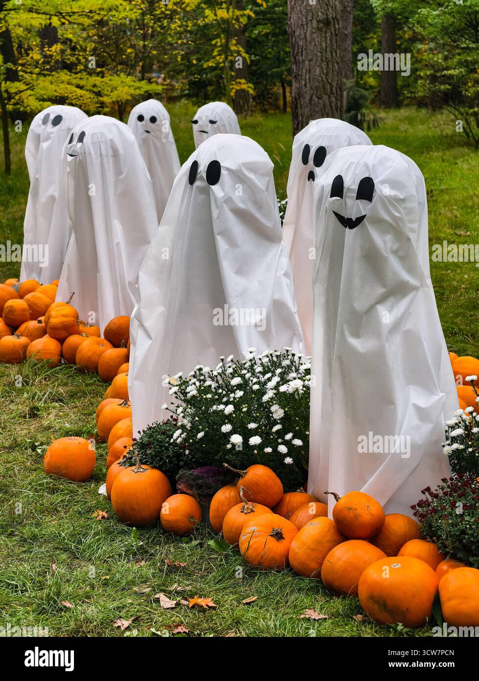 Halloween lawn setup hi-res stock photography and images - Alamy