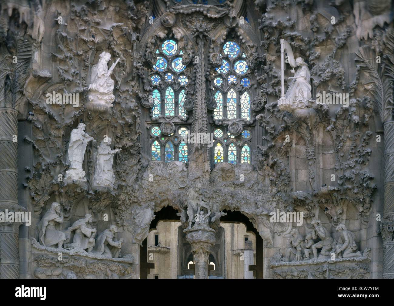 Barcelona: Sagrada Família, expiatory Temple (Gaudí). Catalonia Stock ...