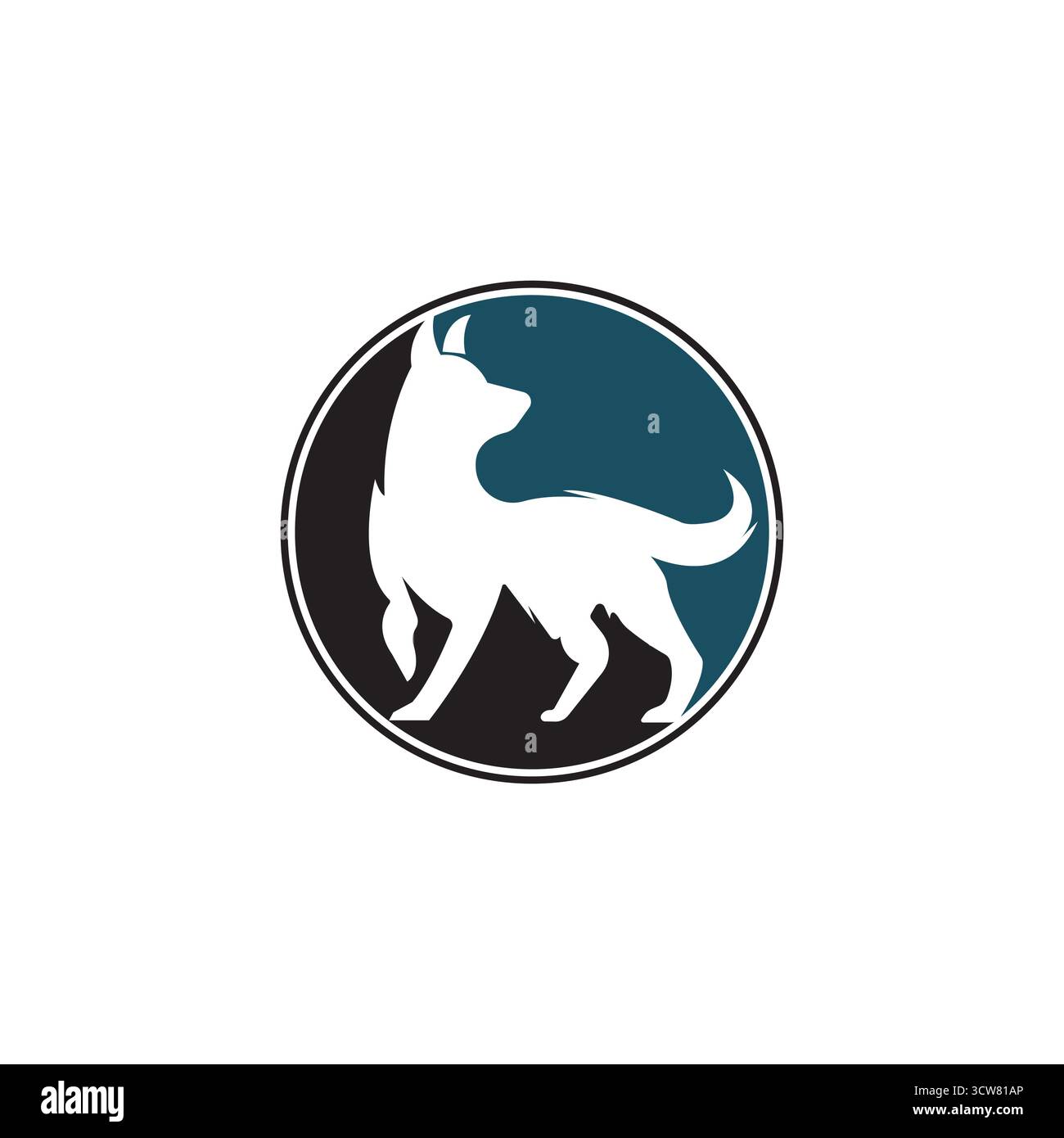 dog logo stylish dog logo design Stock Vector Image & Art - Alamy