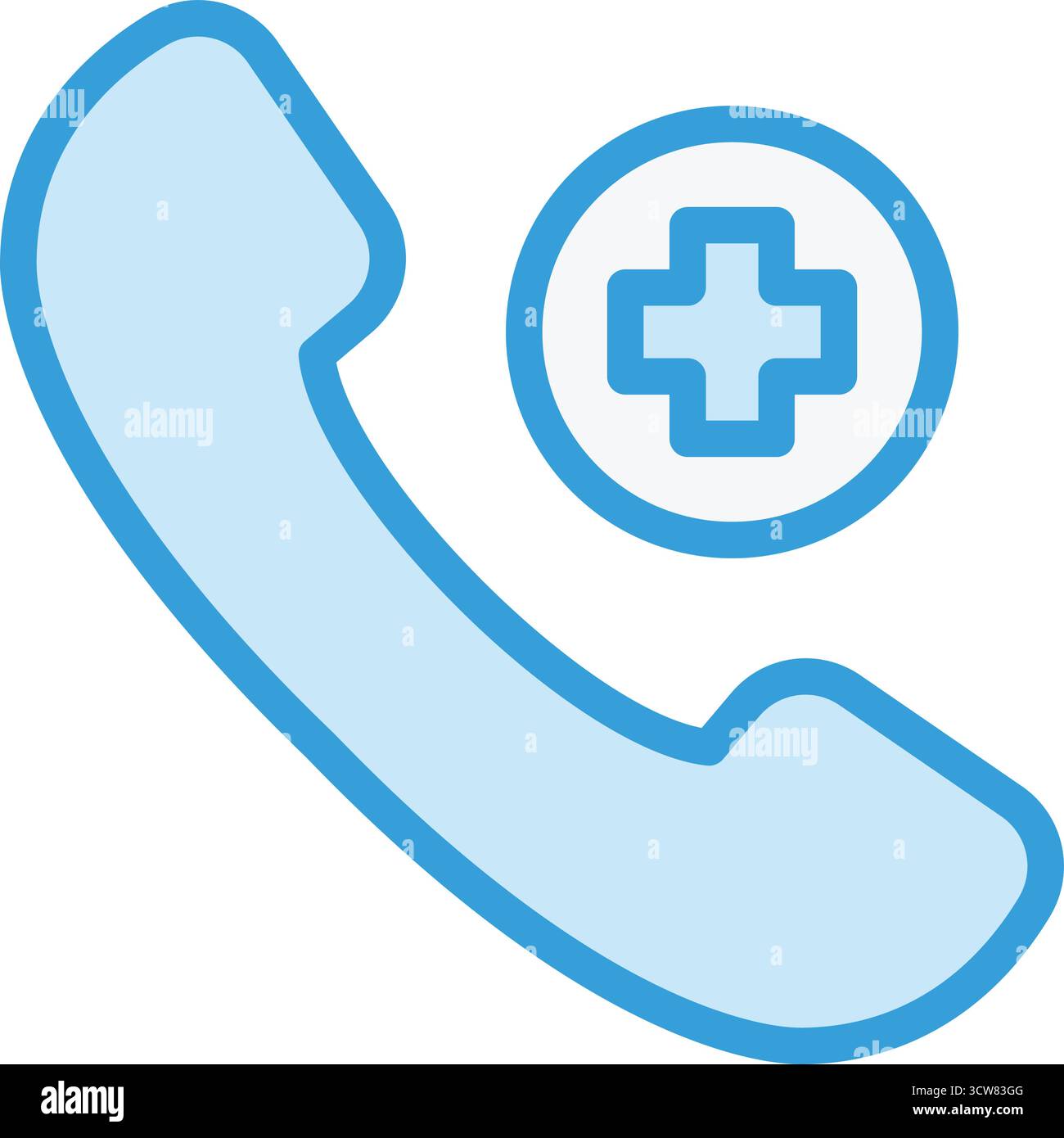 Medical phone call icon Stock Vector Images - Alamy