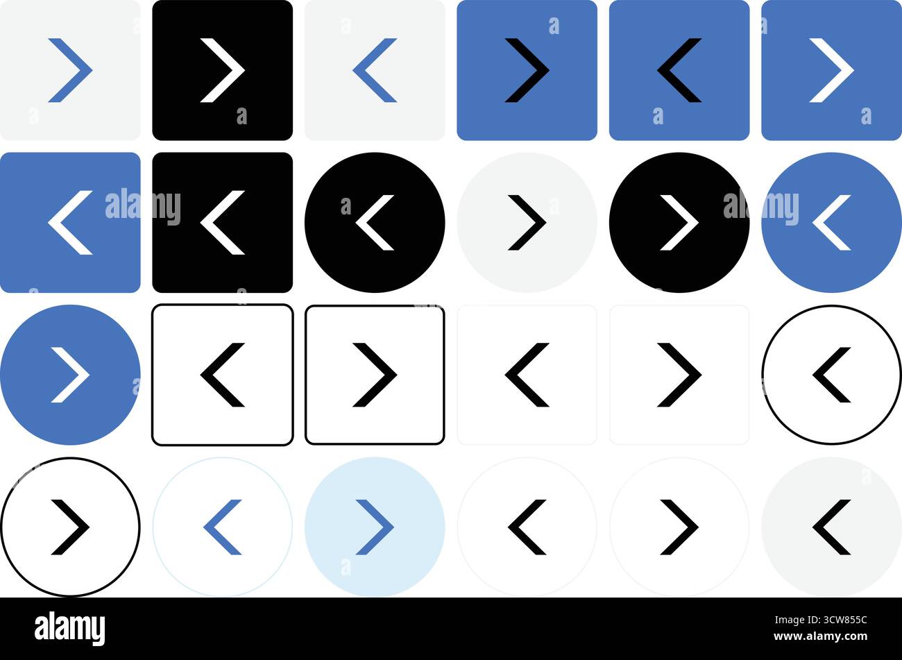 Interface progress cursor pointer Stock Vector Images - Alamy