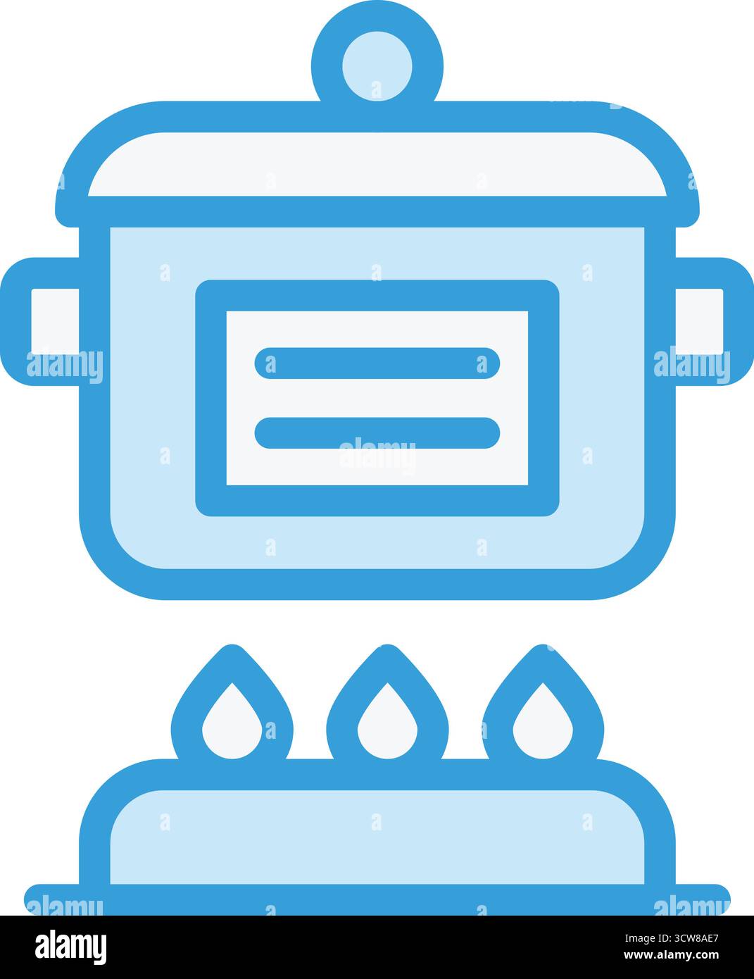 Rice cooker icon linear hi-res stock photography and images - Alamy