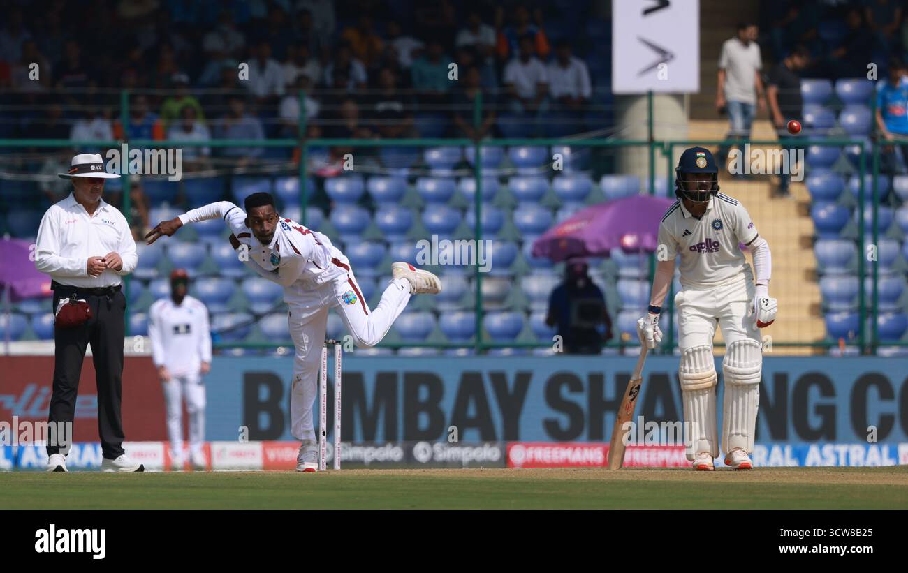 October 10, 2025, New Delhi, Delhi, India (IND: Khary Pierre of West ...
