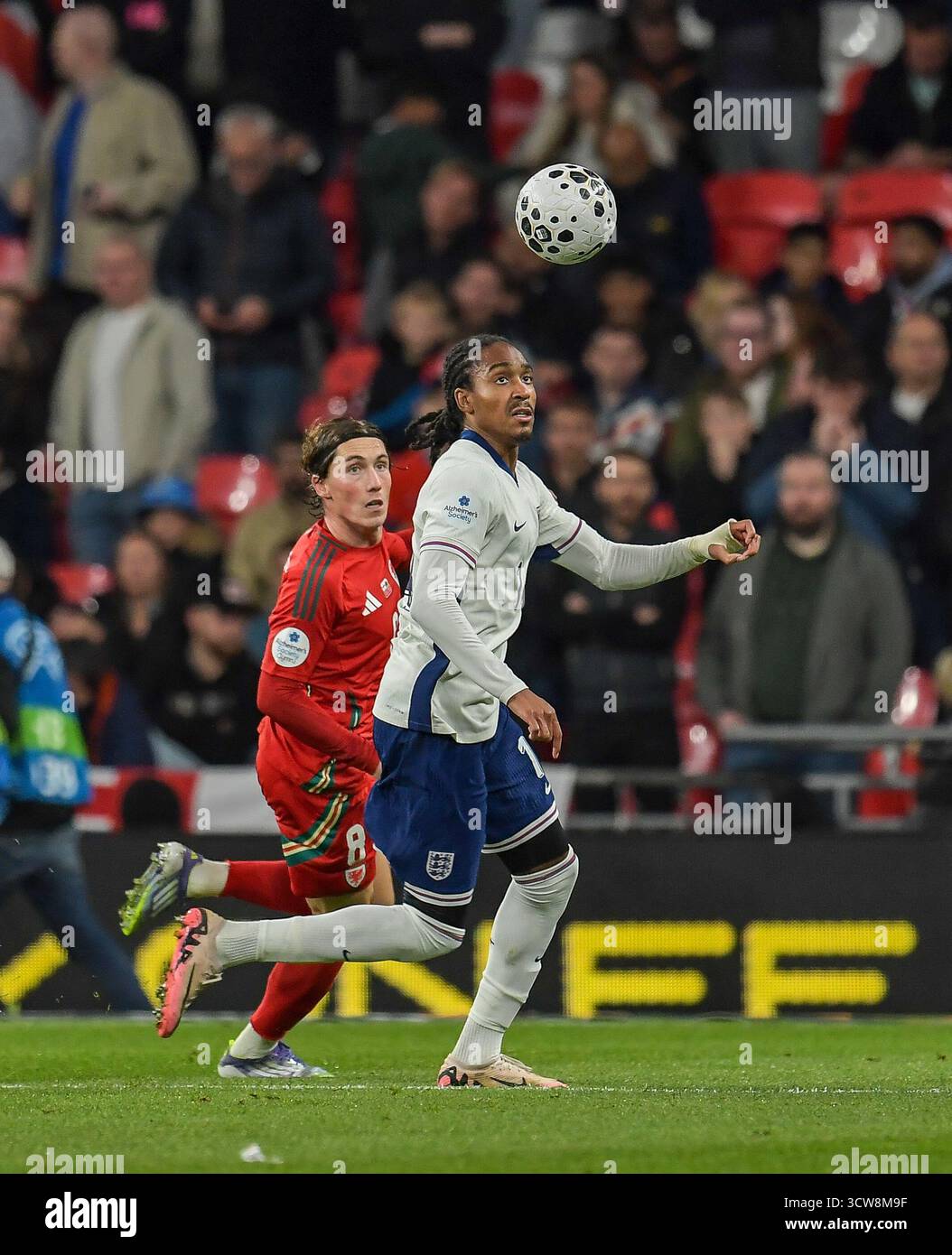 Djed Spence of England in action during the International Friendly ...