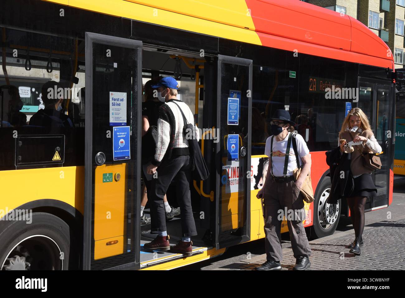 Copenhagen / Denmark/18. September 2020/Denmark has mandates new rules ...