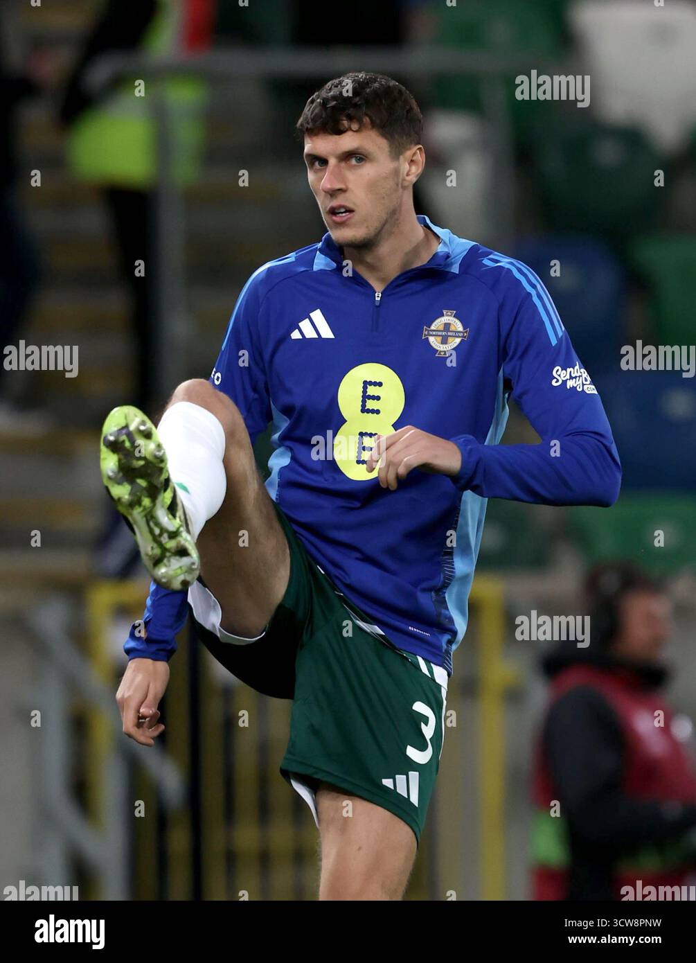 Northern Ireland's Eoin Toal warming up before the FIFA World Cup ...