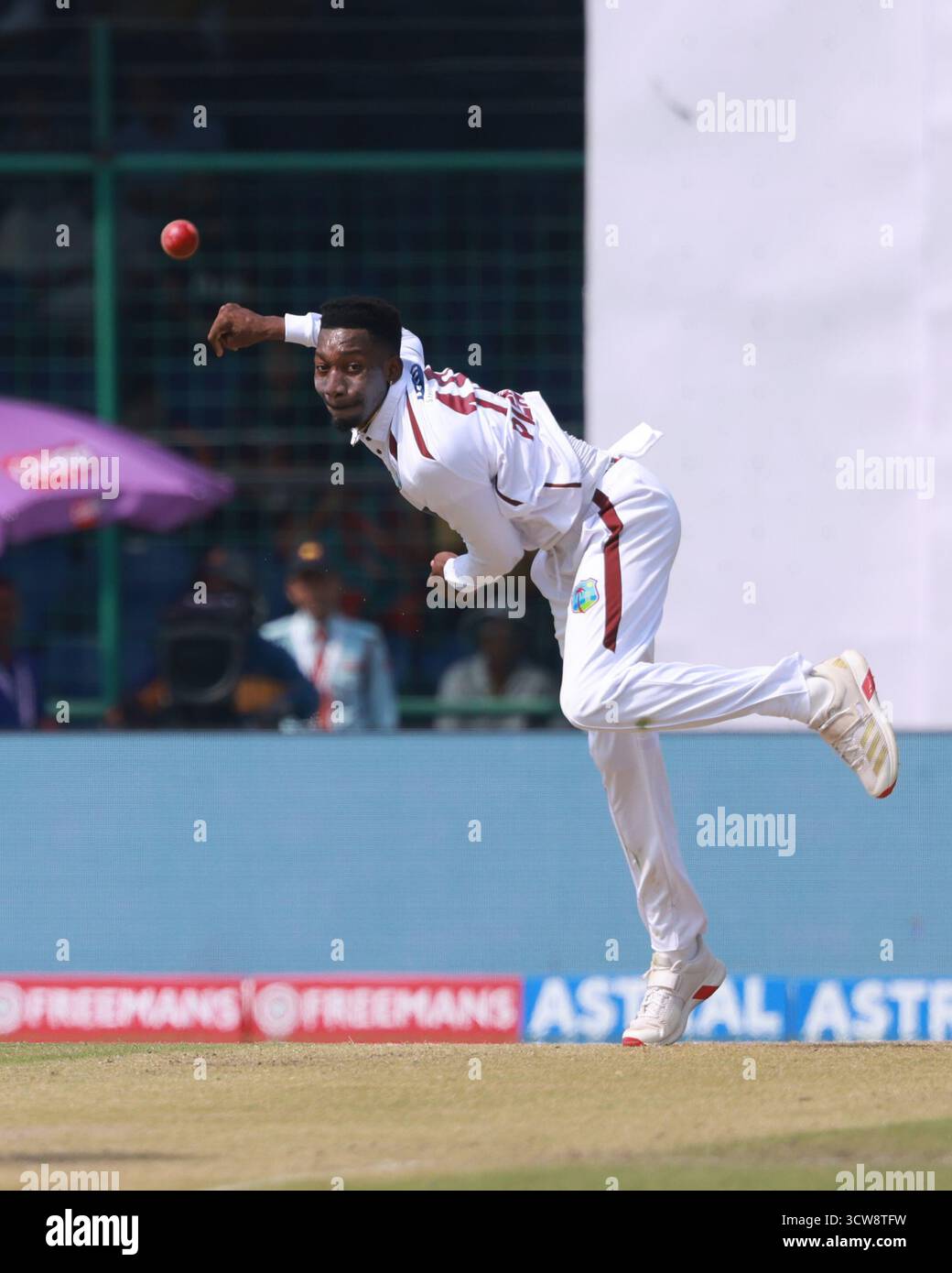 October 10, 2025, New Delhi, Delhi, India (IND: Khary Pierre of West ...