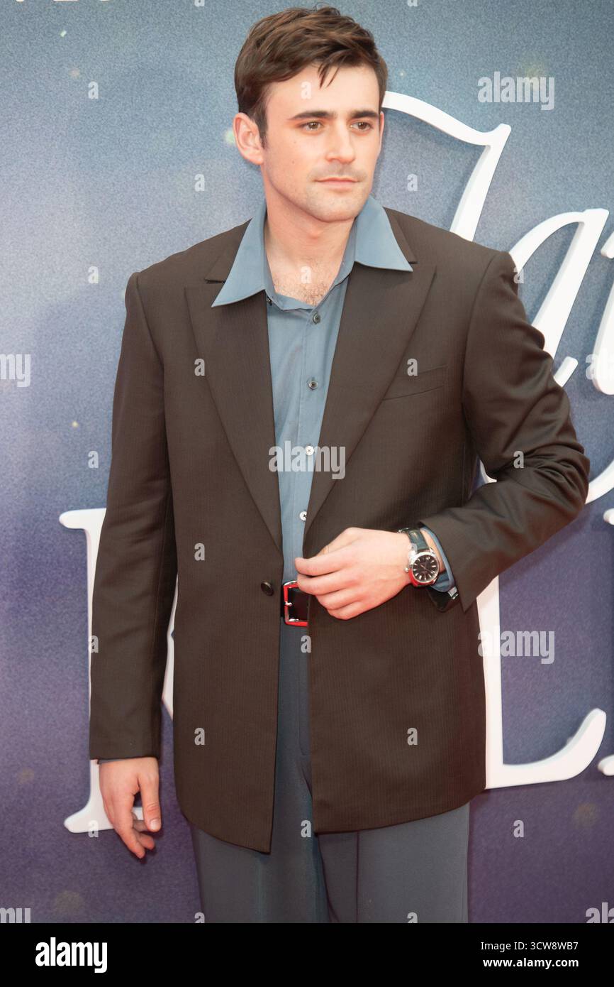 London, UK. 10 Oct, 2025. Pictured: Charlie Rowe attends the 'Jay Kelly ...