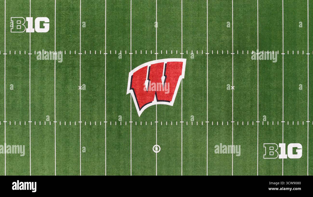 Camp randall stadium aerial badgers hi-res stock photography and images ...