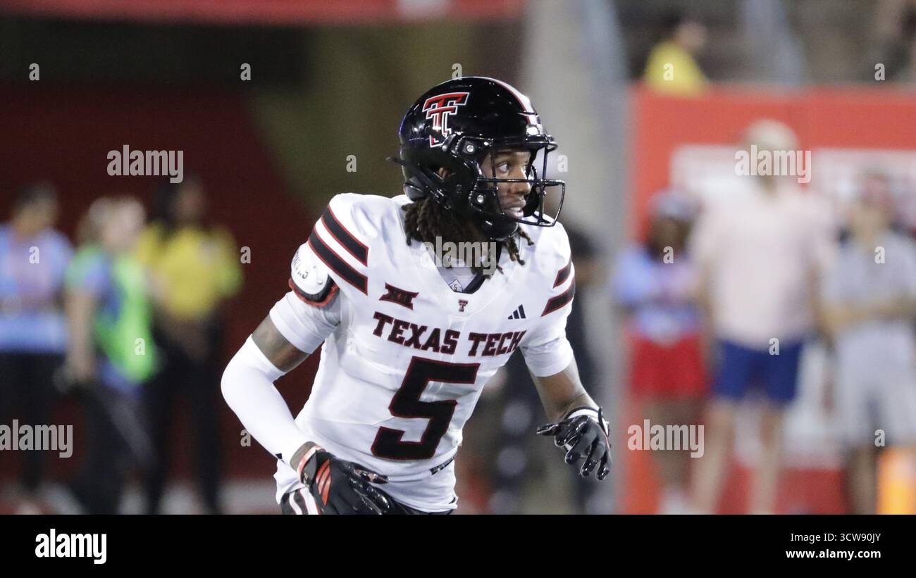 Texas Tech wide receiver Caleb Douglas during an NCAA football game ...