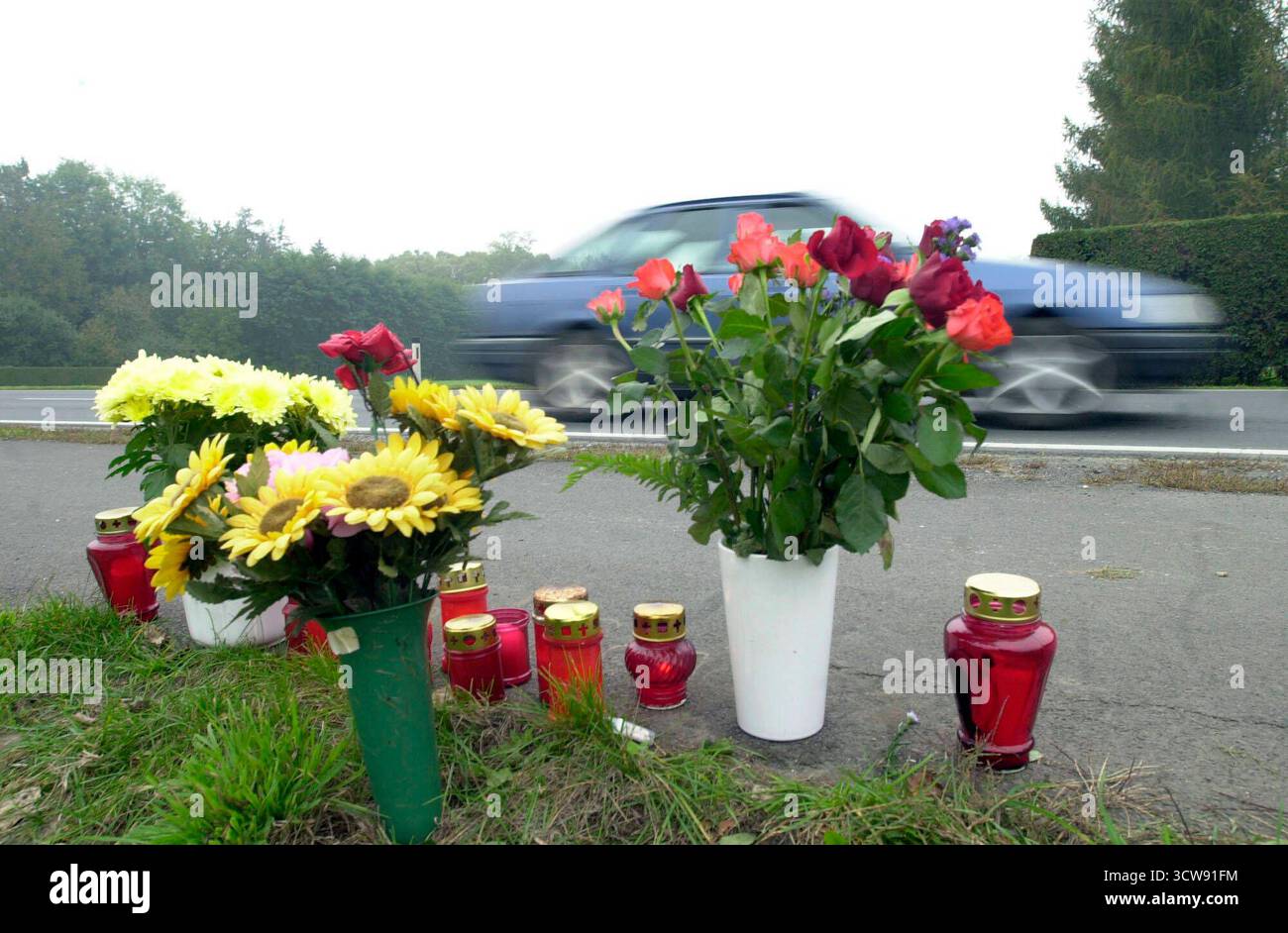 death and traffic fatalities after an accident on the road traffic ...