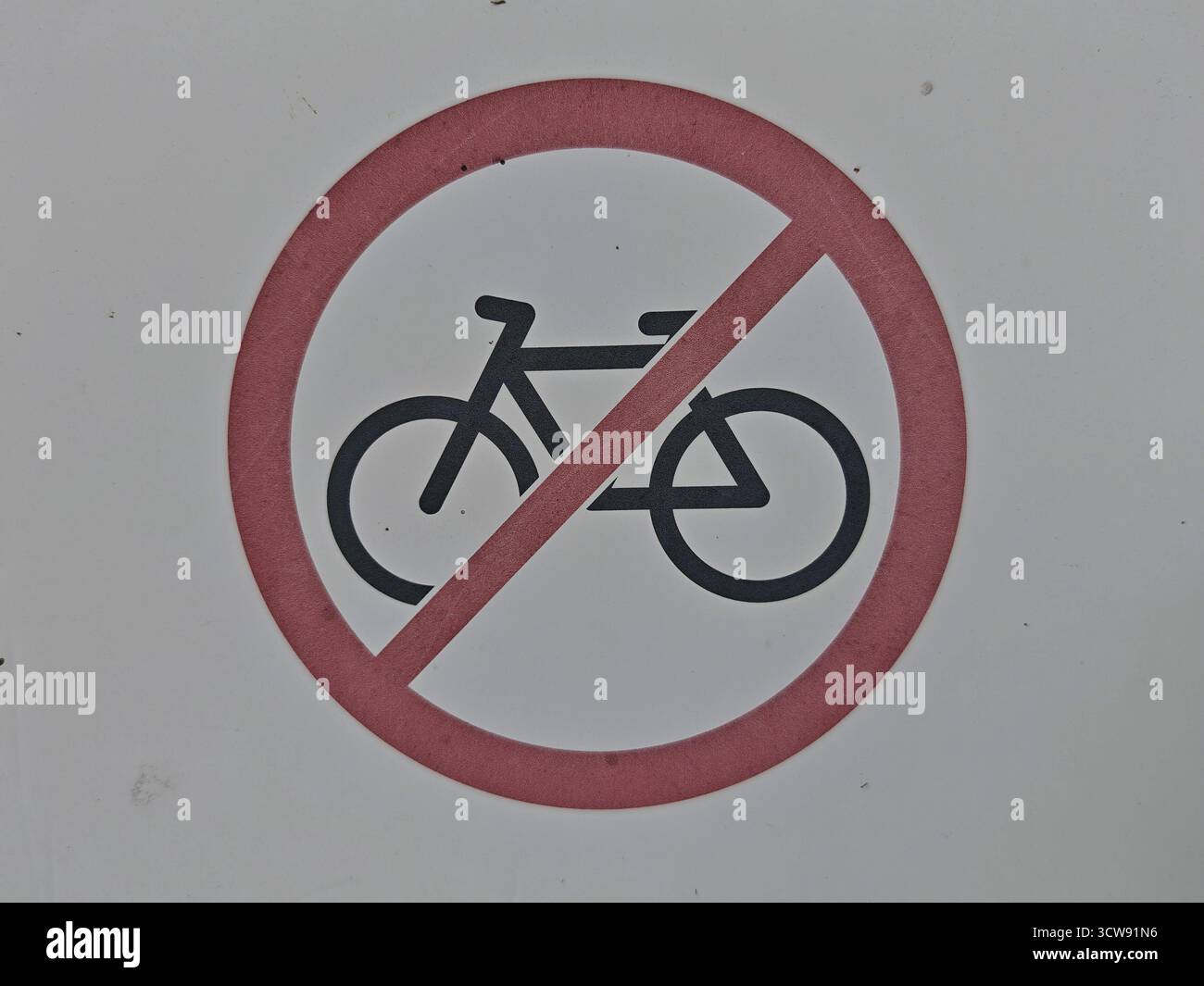 cycling ban road traffic sign, bicycle prohibition on the road cycling ...