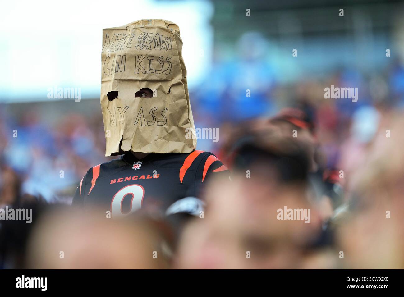 Cincinnati Bengals fans look on during an NFL football game against the ...