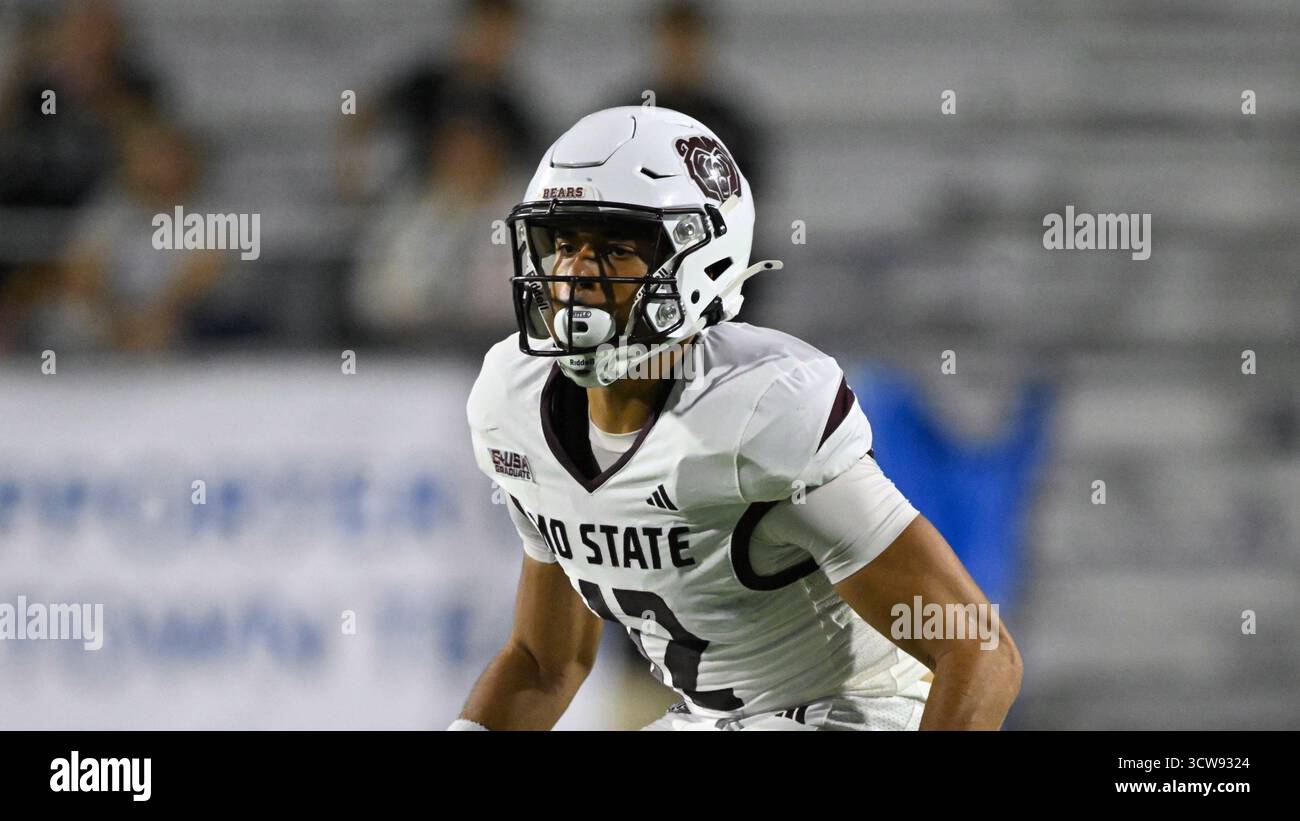 Missouri State cornerback Jordan Dunbar (12) plays Middle Tennessee ...