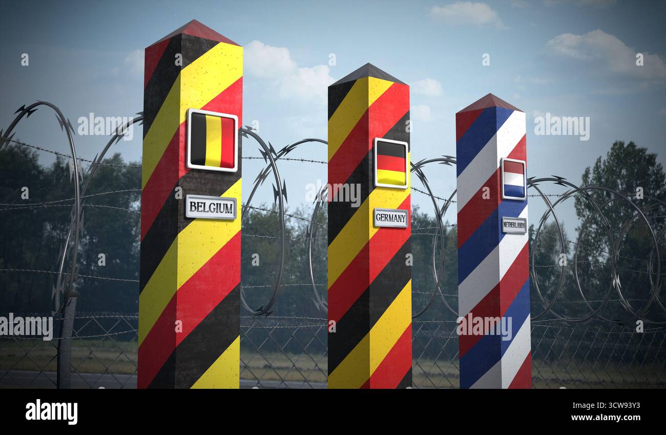 State border between netherlands hi-res stock photography and images ...
