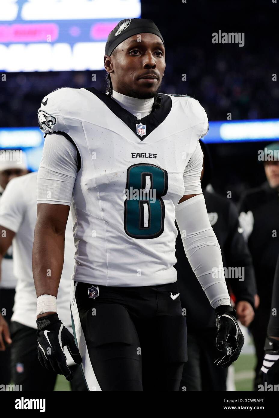 Philadelphia Eagles cornerback Adoree' Jackson (8) runs off the field ...