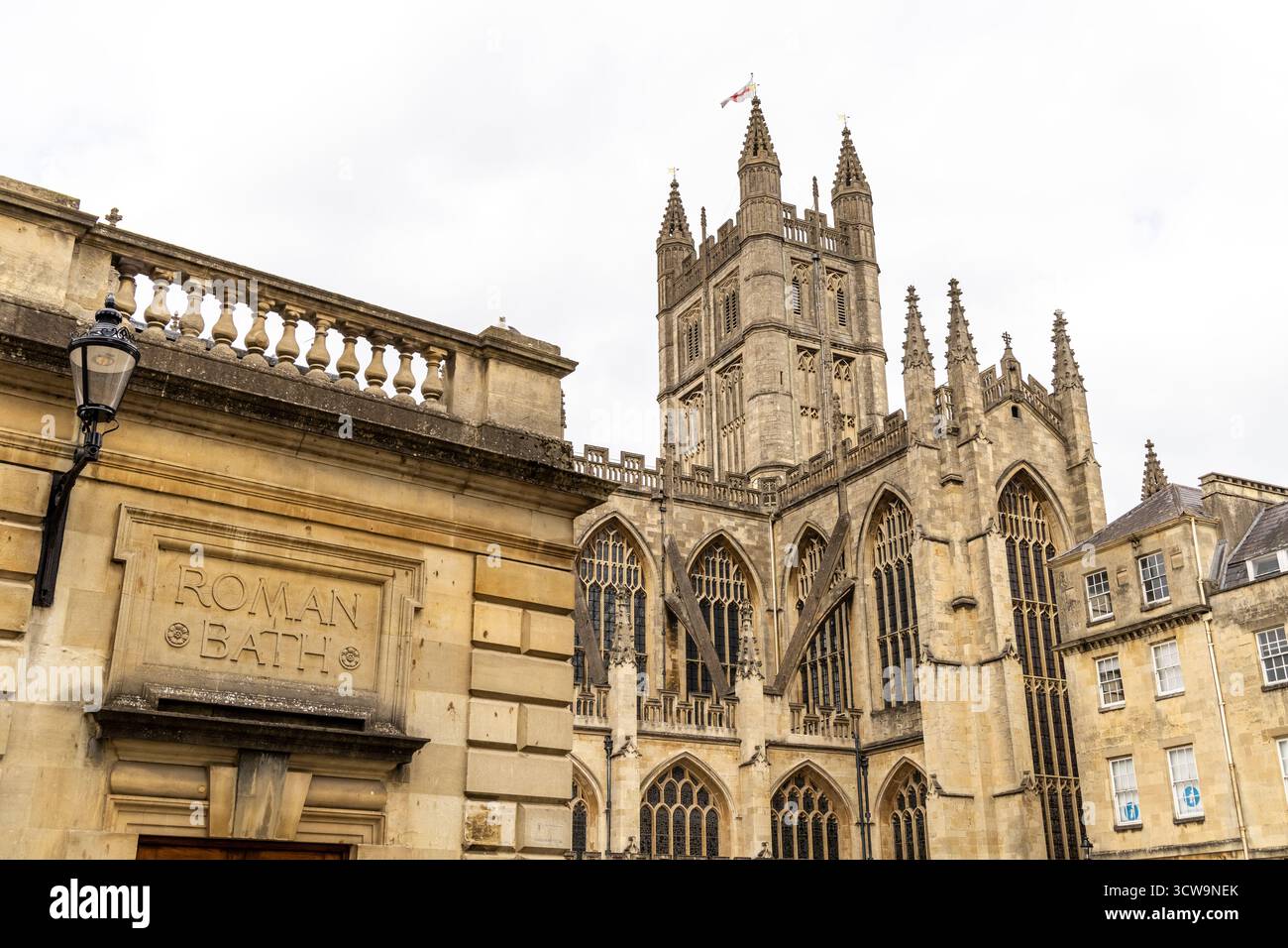 Bath, United Kingdom - April 25, 2025 - Detailed View Of Bath Abbey ...