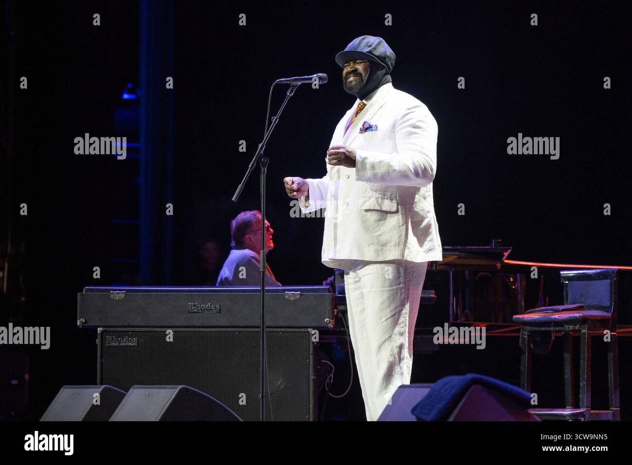 Madrid, Spain. 10th Oct, 2025. American jazz singer Gregory Porter ...