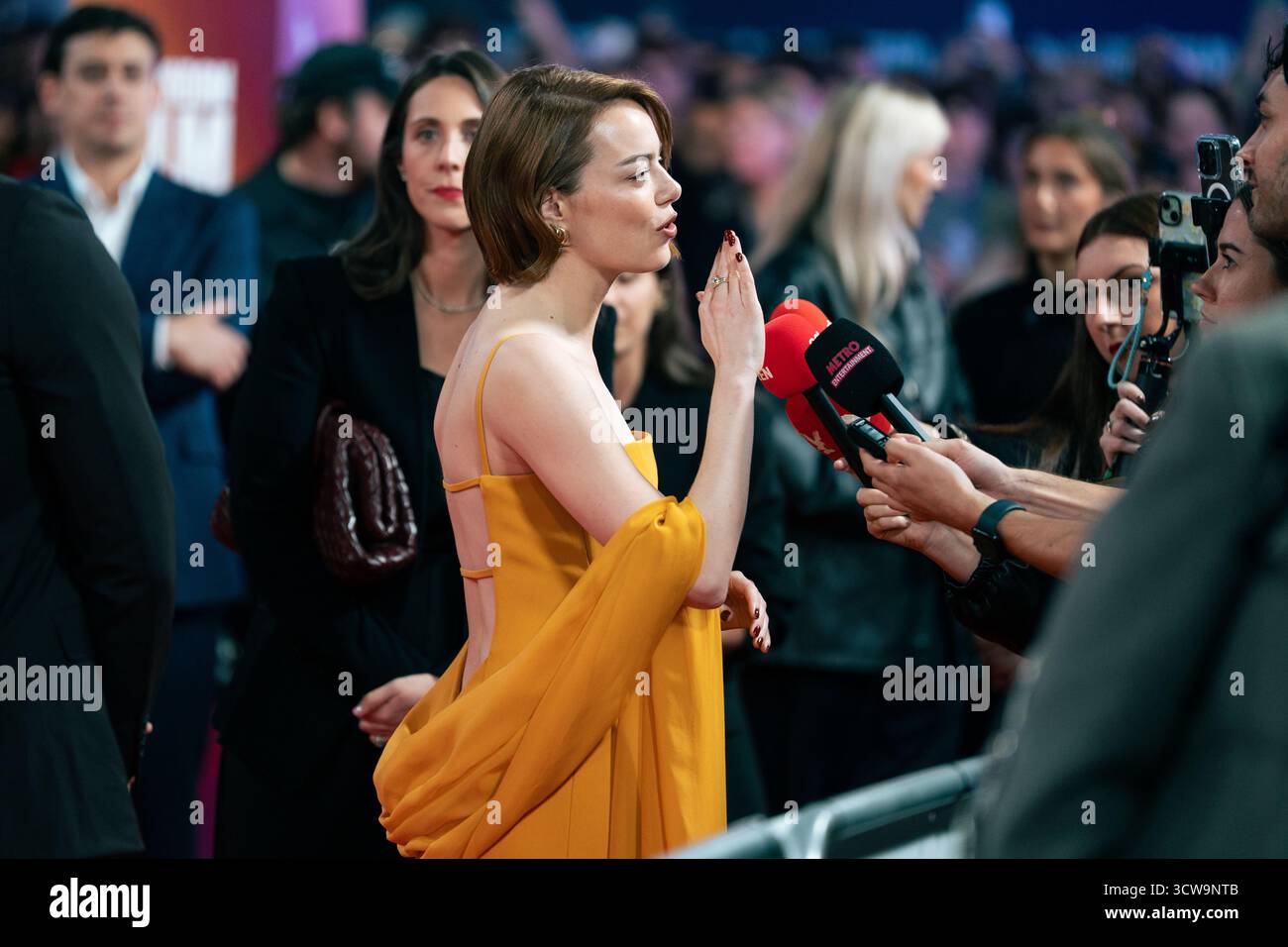 Emma Stone attends the "Bugonia" Headline Gala at the 69th BFI London ...