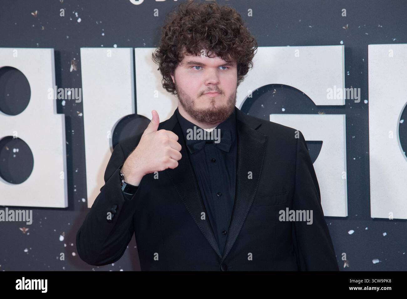London, UK. 10 Oct, 2025. Pictured: Aidan Delbis attends the 'Bugonia ...