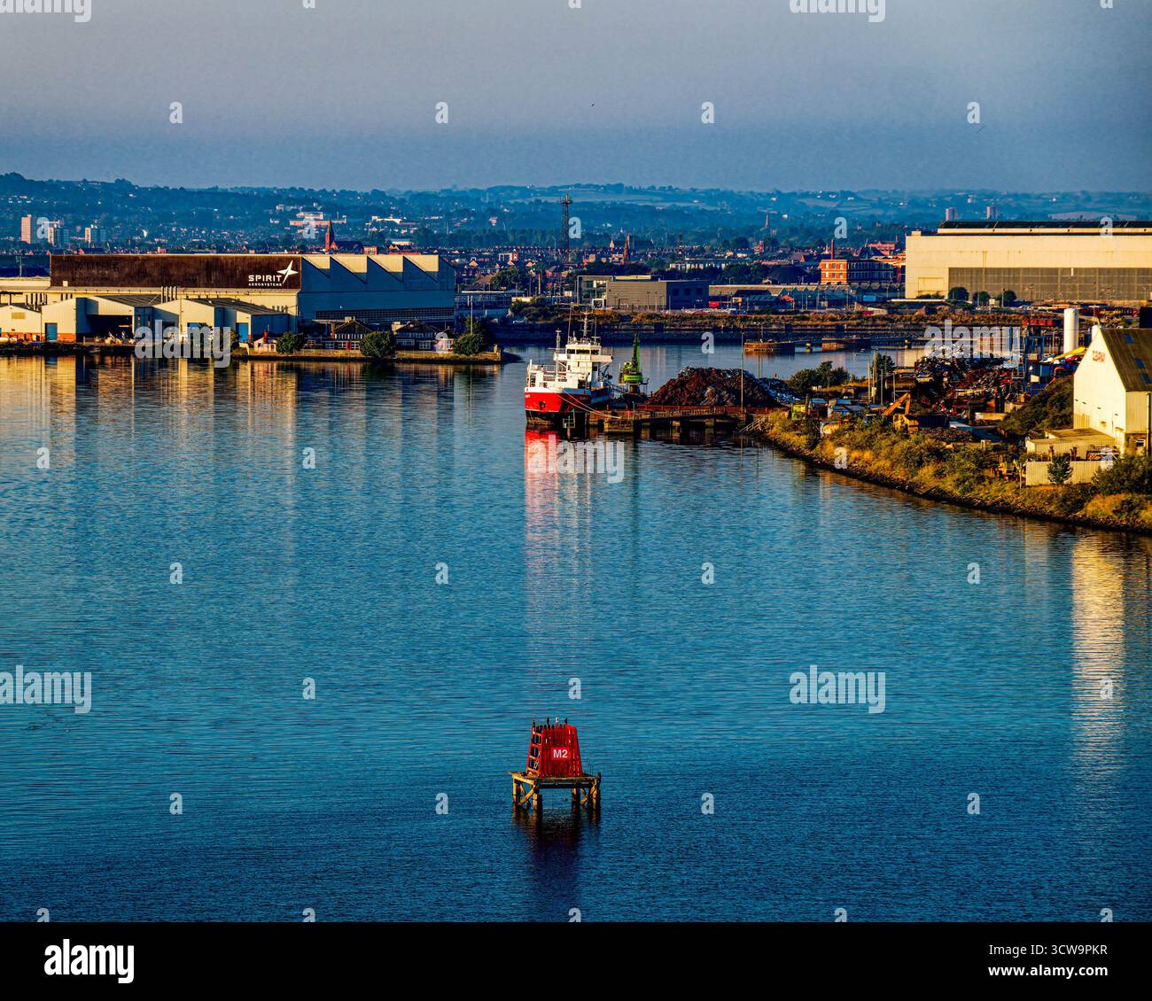 BELFAST, NORTHERN IRELAND - Aug 17, 2025: Spirit AeroSystems and ...