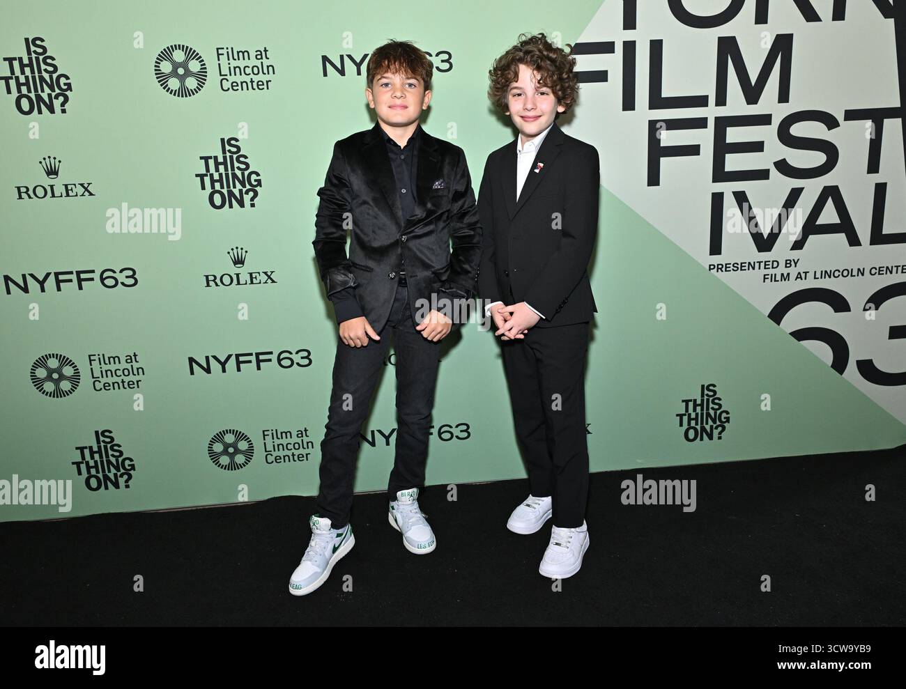 Blake Kane, left, and Calvin Knegten attend the premiere of "Is This ...