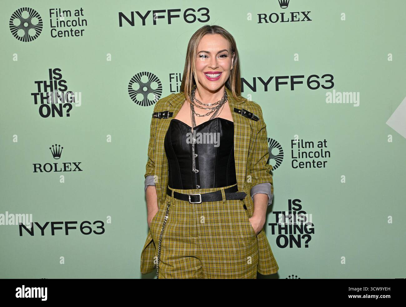 Alyssa Milano attends the premiere of "Is This Thing On?" at Alice ...