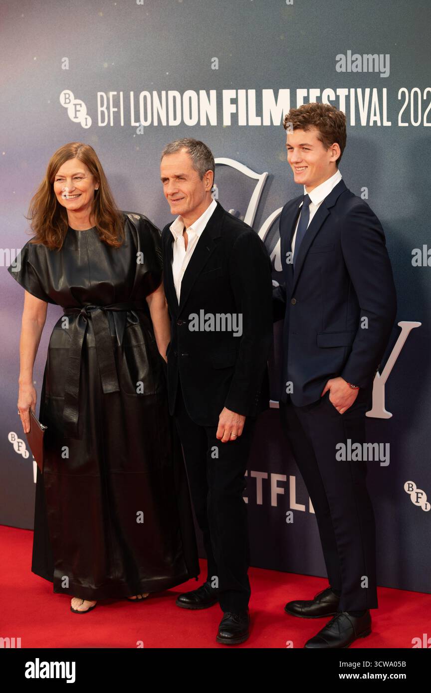 London, United Kingdom. 10th October 2025. Rose Uniacke, David Heyman ...