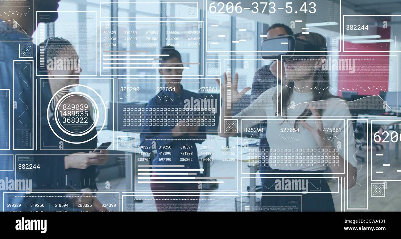 Woman floating in vr hi-res stock photography and images - Alamy