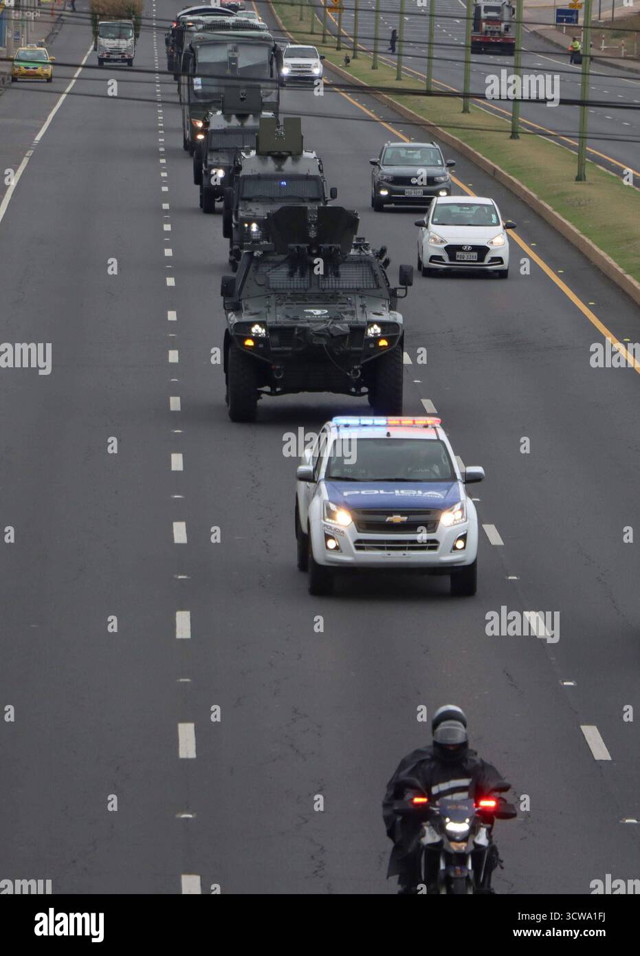 ARRIVAL OF MILITARY FORCES IN QUITO Quito, Friday, October 10, 2025 ...