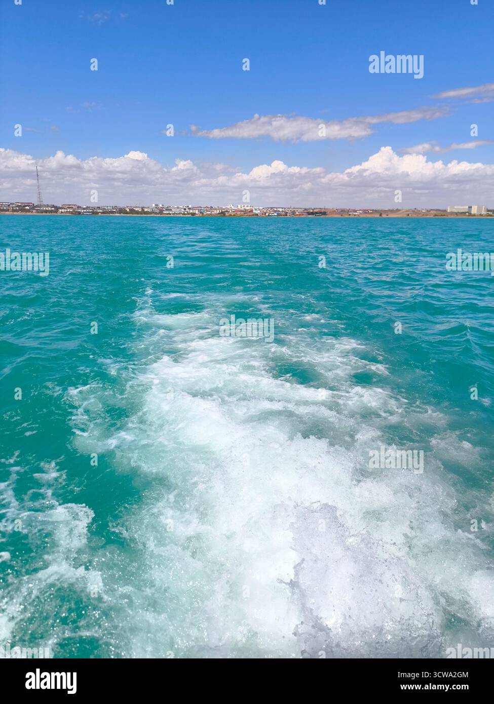 Dynamic wake from moving vessel hi-res stock photography and images - Alamy