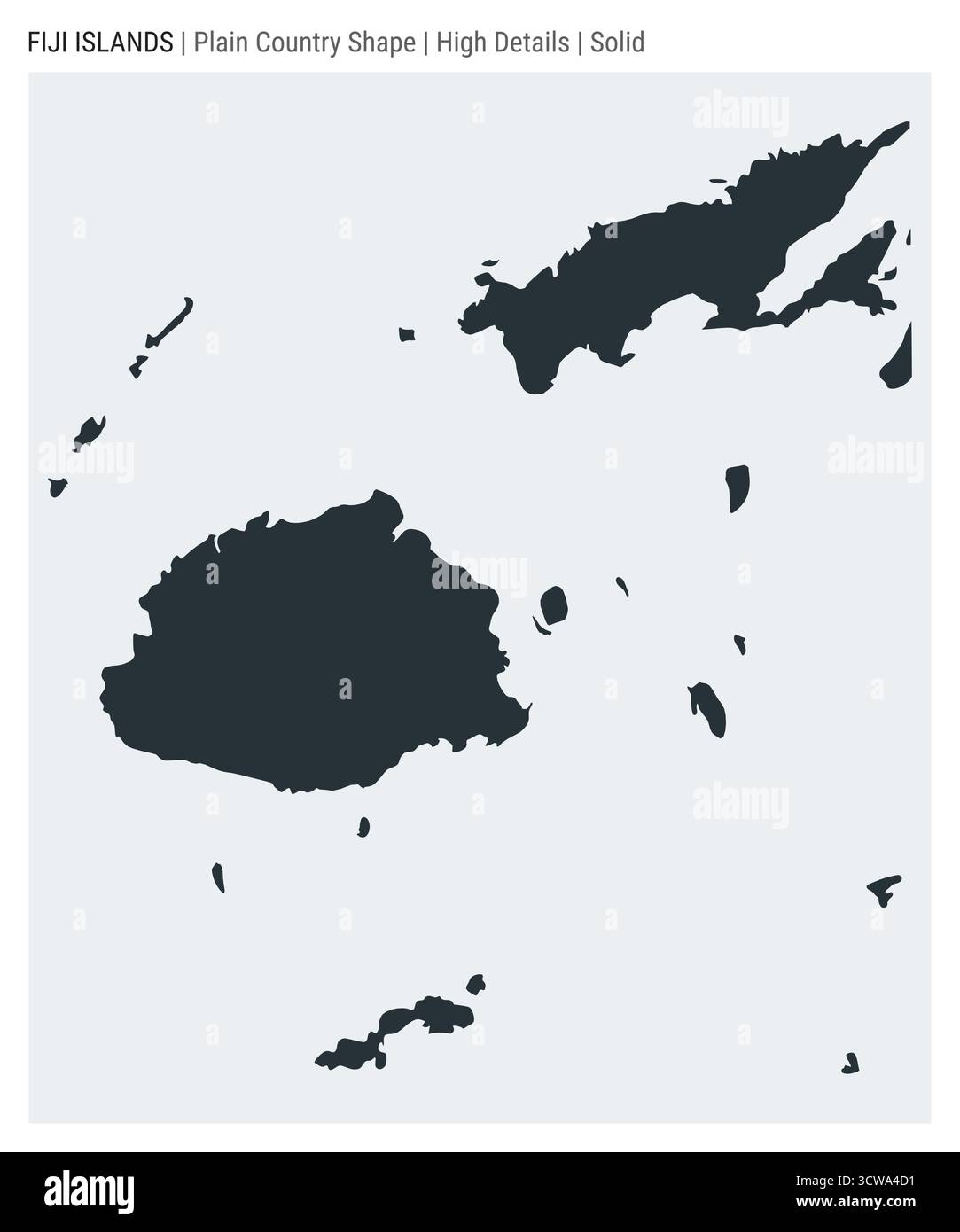 Map of fiji islands hi-res stock photography and images - Alamy