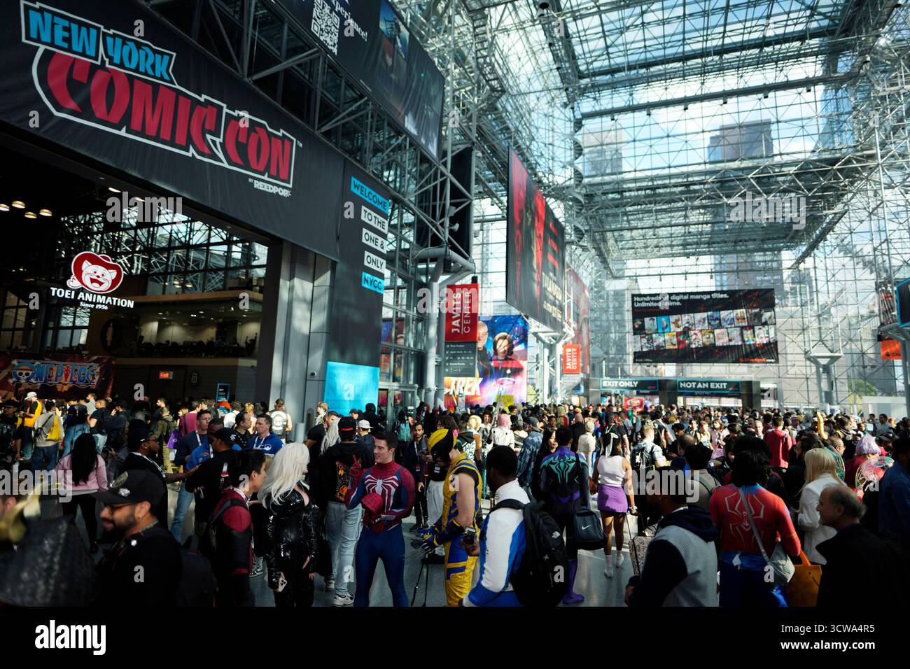 The Jacob K. Javits Convention Center is seen during New York Comic Con ...