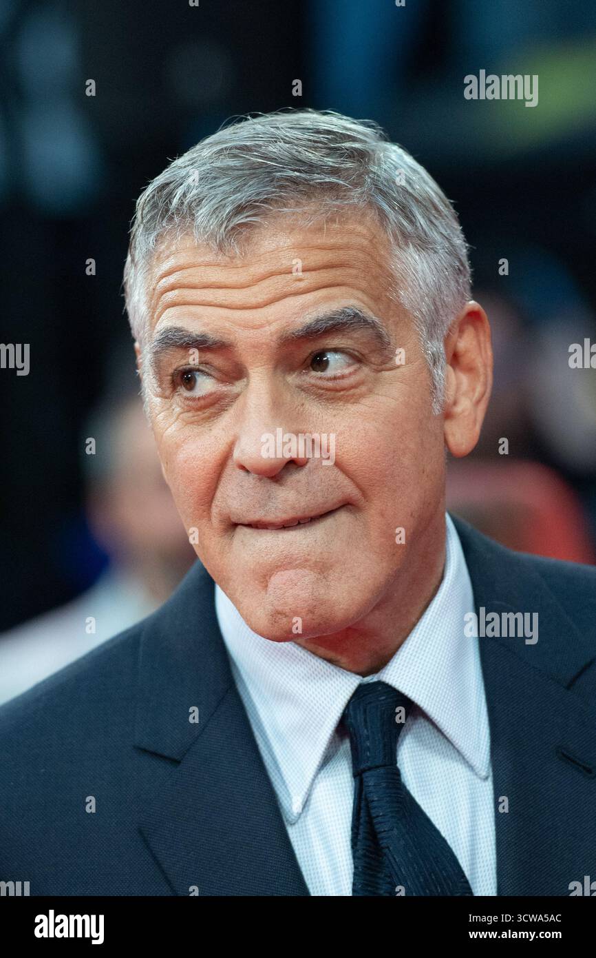 George Clooney attending the Jay Kelly Premiere as part of the BFI ...