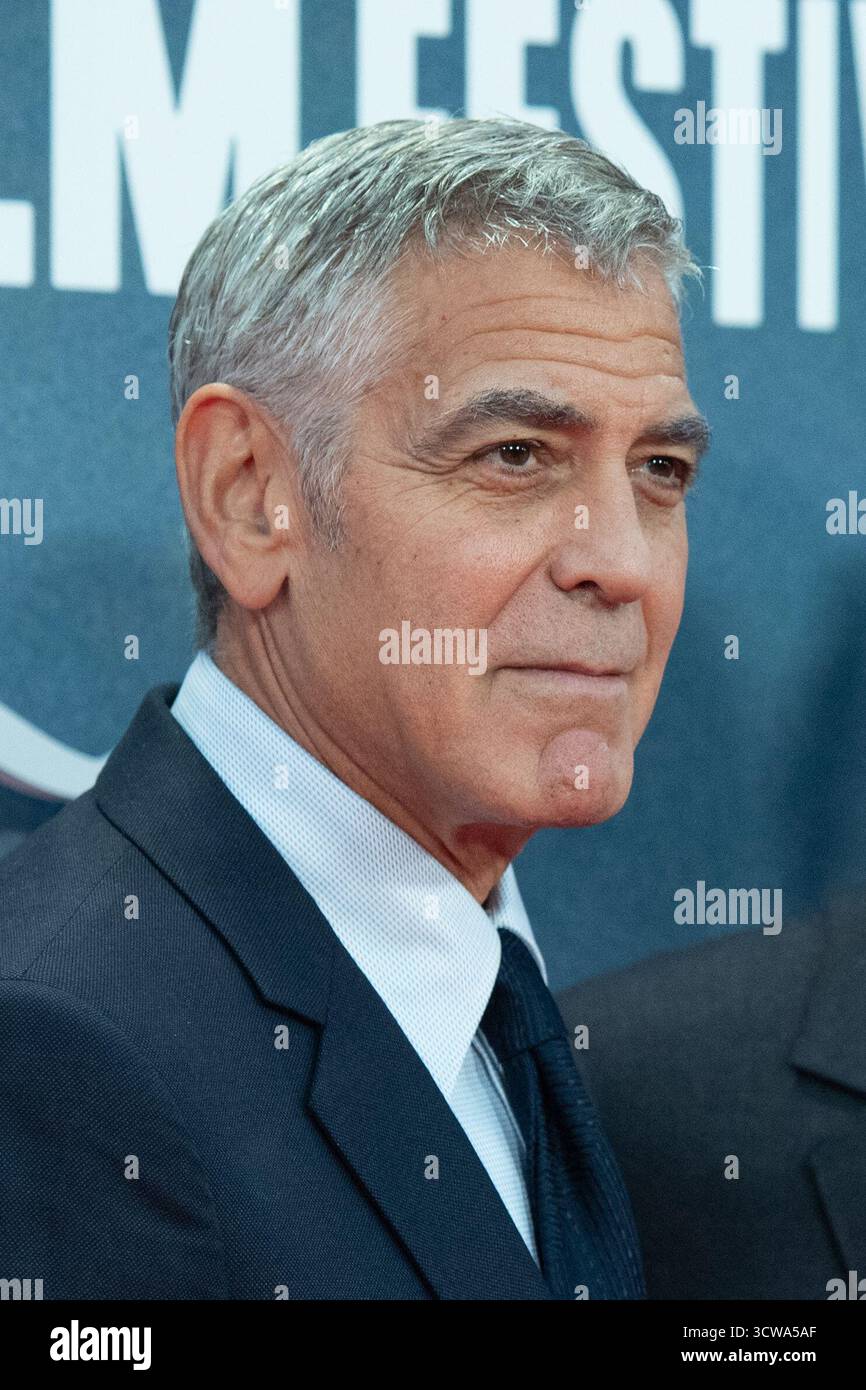 George Clooney attending the Jay Kelly Premiere as part of the BFI ...
