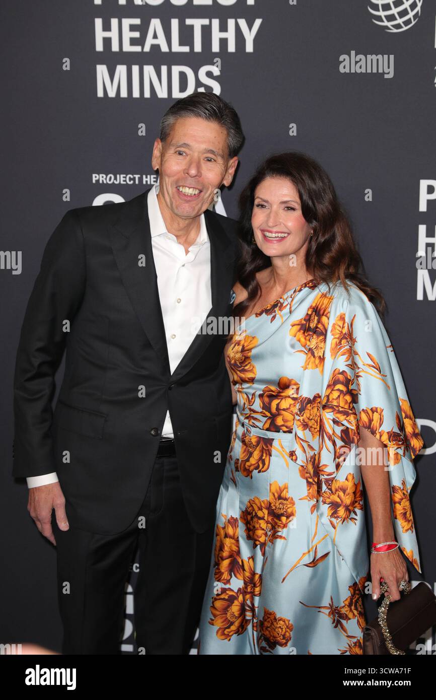 NEW YORK, NEW YORK OCTOBER 9, 2025: Jeff Yabuki and Gail Yabuki attend ...