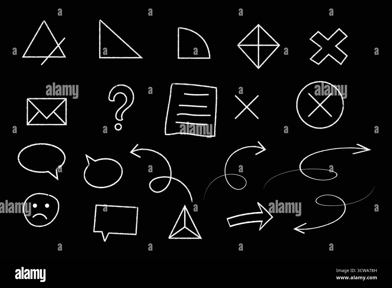 Check marks hand drawn Stock Vector Images - Alamy