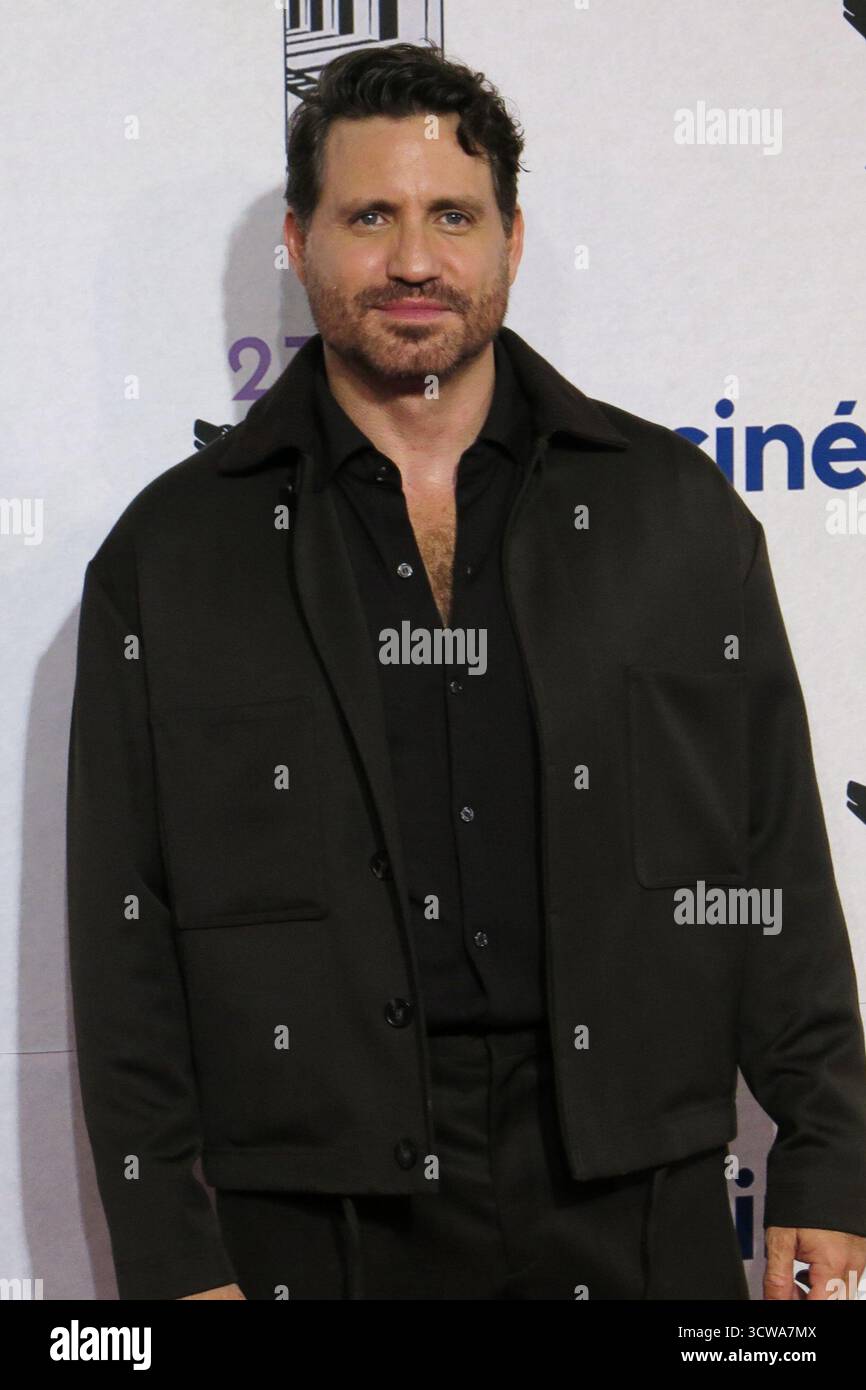 Venezuelan actor Edgar Ramirez poses for a photo during the red carpet ...