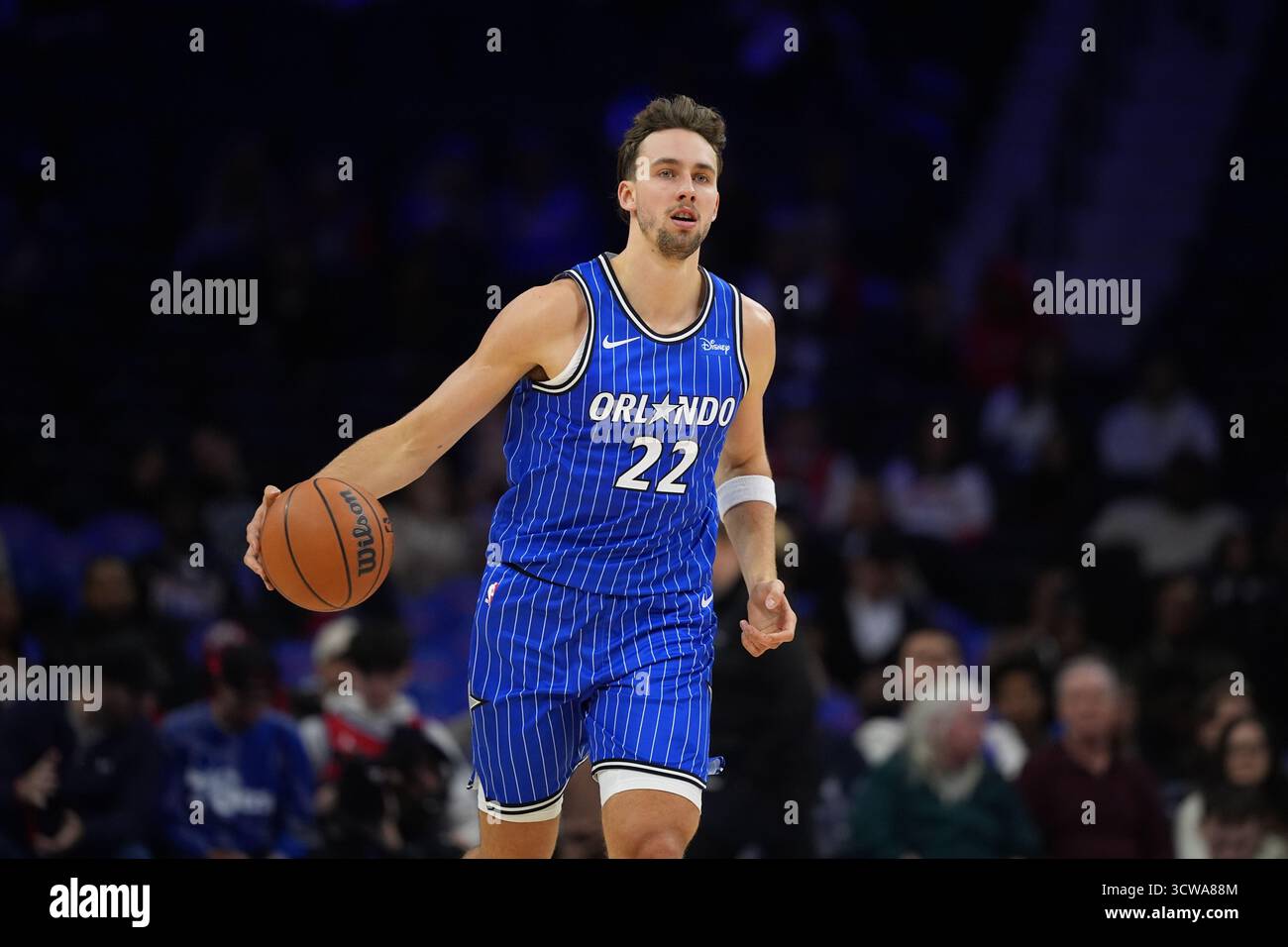 Orlando Magic's Franz Wagner plays during a preseason NBA basketball ...
