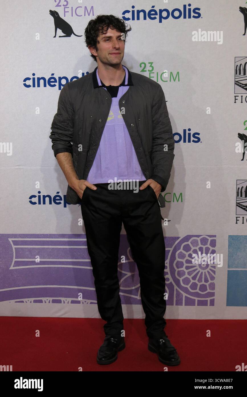 Mexican actor Dario Yazbek poses for a photo during the red carpet for ...