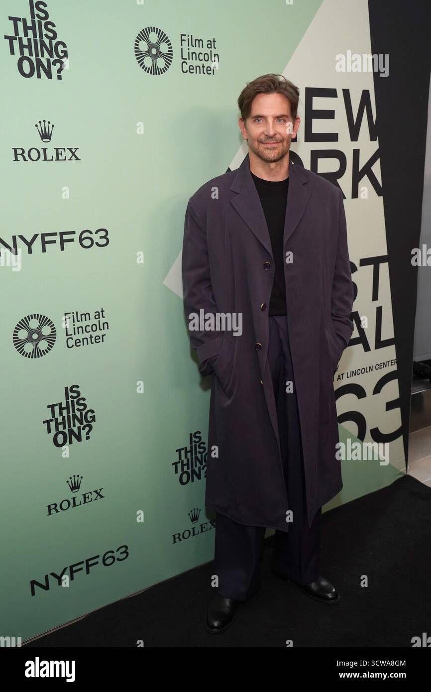 Ny. 10th Oct, 2025. Bradley Cooper at arrivals for IS THIS THING ON ...