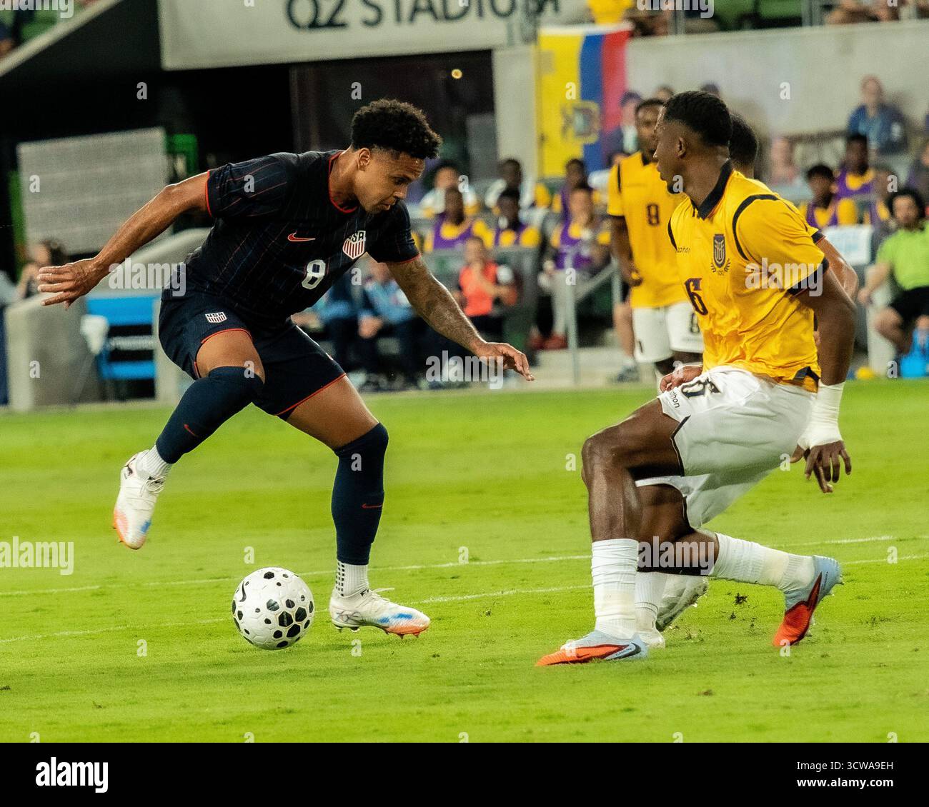 Oct 10, 2025. Sebastian Berhalter (8) of the US Men's Soccer Team in ...