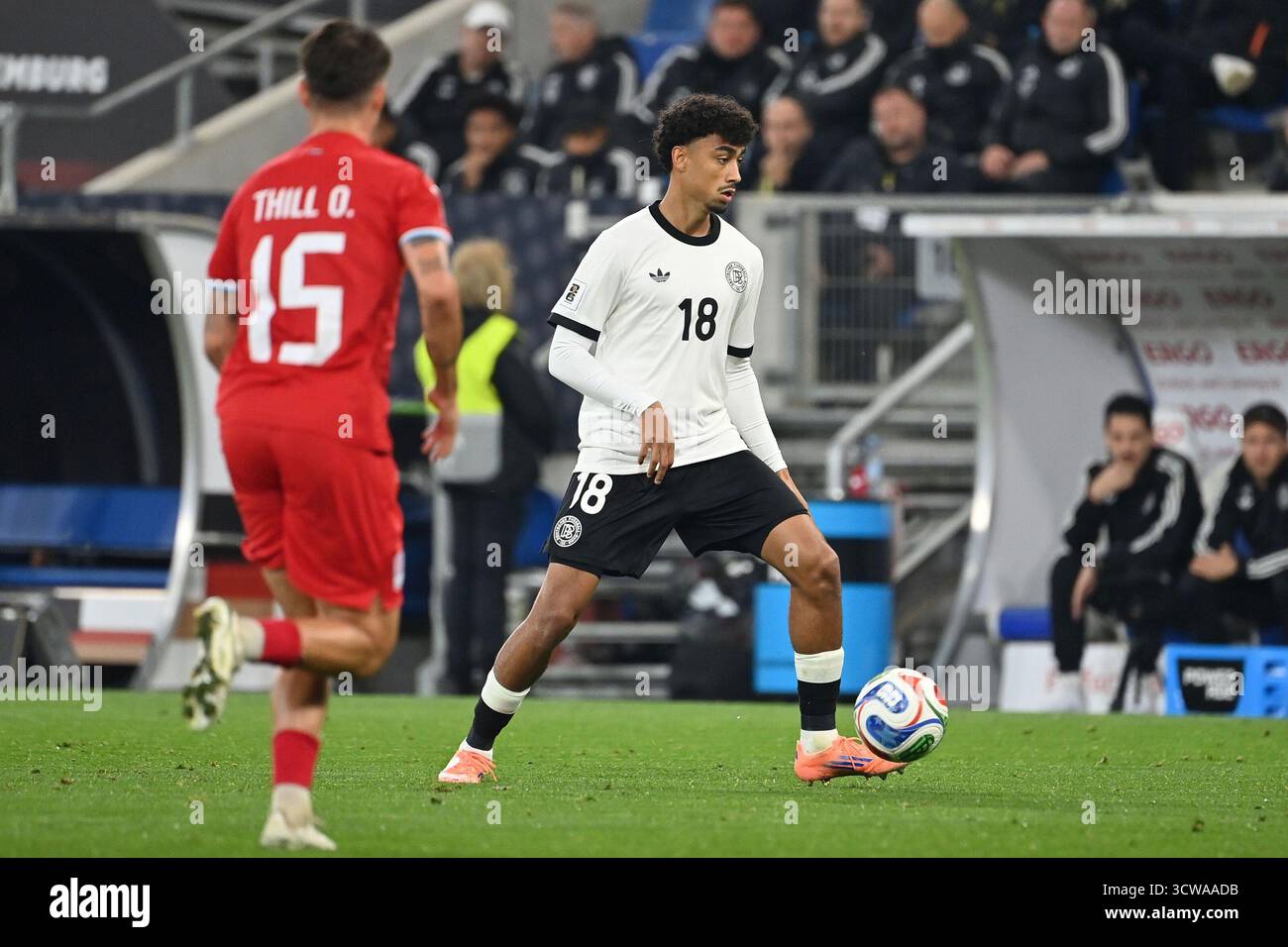 Sinsheim, Deutschland. 10th Oct, 2025. Nathaniel BROWN (GER) on the ...