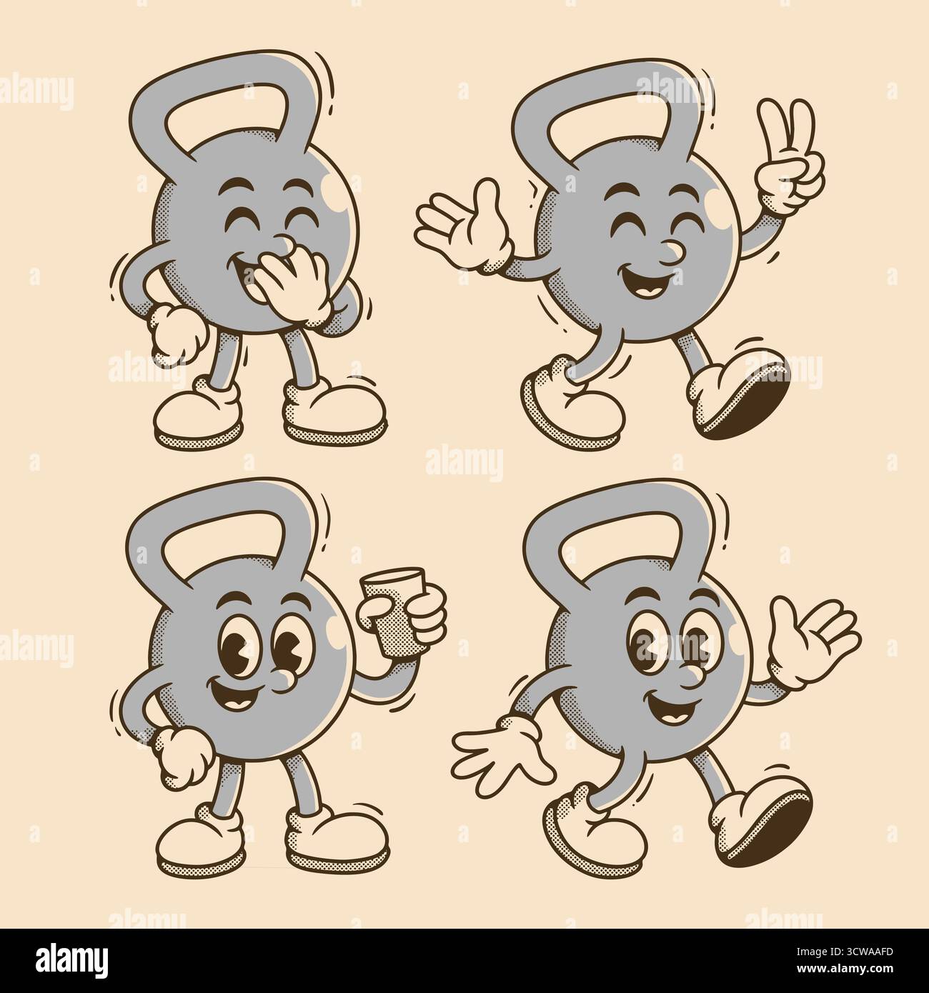 Various dynamic poses Stock Vector Images - Alamy